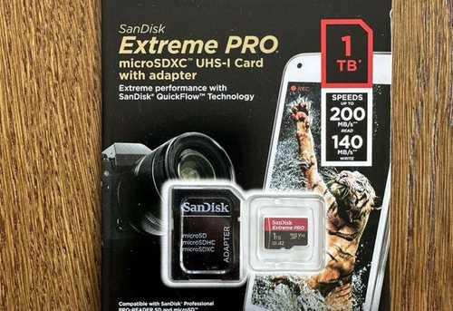 SanDisk Extreme PRO microsdxc UHS-I 1TB 200/140MBs