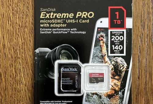 SanDisk Extreme PRO microsdxc UHS-I 1TB 200/140MBs