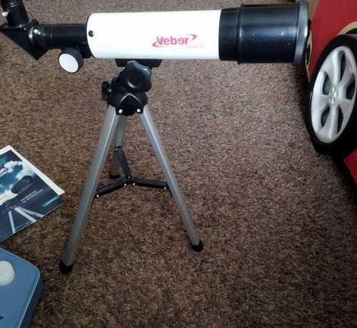 Телескоп veber 360/50 рефрактор в кейсе