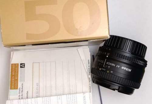 Nikon 50mm f/1.8D AF Nikkor Никон 50мм 1,8 Д 50