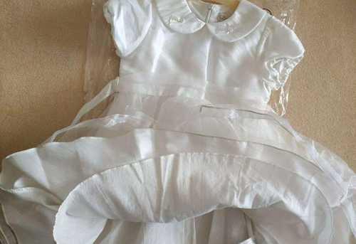 Платье праздничное белое