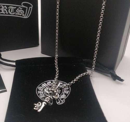 Цепочка с кулоном Chrome hearts