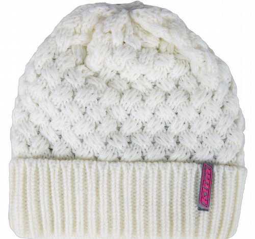 Шапка Klim Pow Beanie White - Knockout Pink 4084