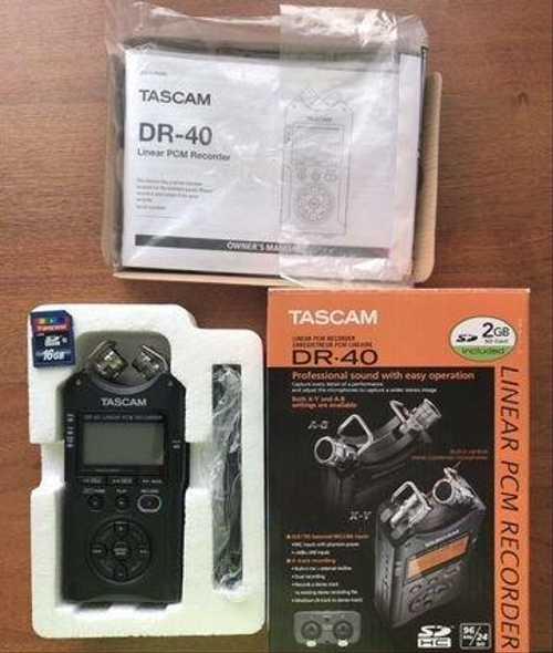 Аудиорекордер Tascam DR-40