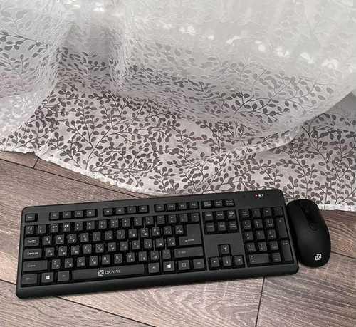 Беспроводная мышь + клавиатура комплект оклик 270м