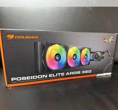 Водяное охлаждение Cougar Poseidon elite argb 360