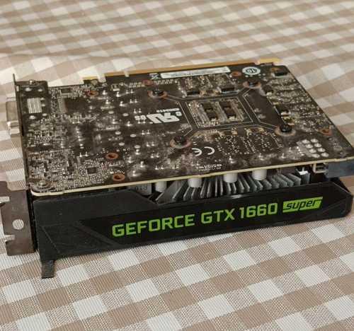 Видеокарта Geforce gtx 1660 super