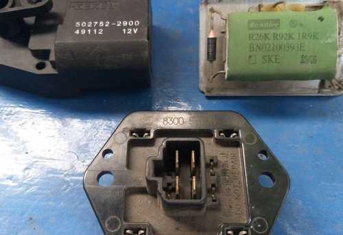 Резистор и регулятор заслонки отопителя на ланцер9