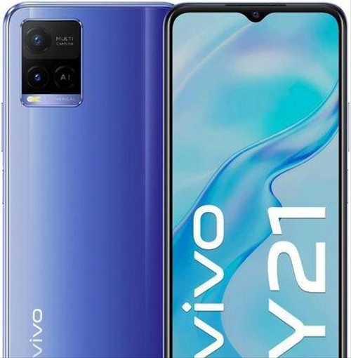 Vivo Y21 4/64GB Синий металлик