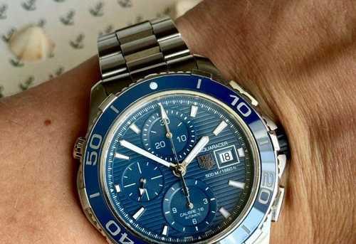 Tag Heuer Aquaracer chronograph blue