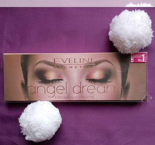 Тени для век 12 тонов Eveline cosmetics Angel drea