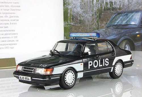 Сааб Saab 900 Turbo Police Полиция Финляндии 1:43