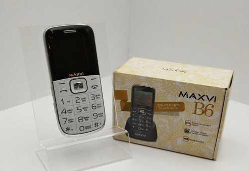 Кнопочный телефон Maxvi B6 Белый Кат:C