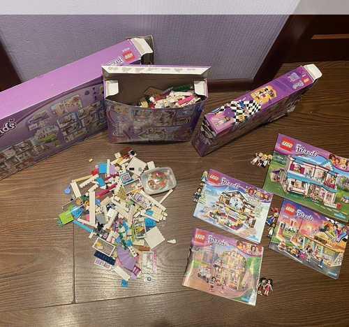 Lego Friends россыпью 4 набора