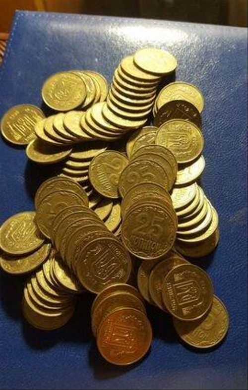 Монеты Украины 25к