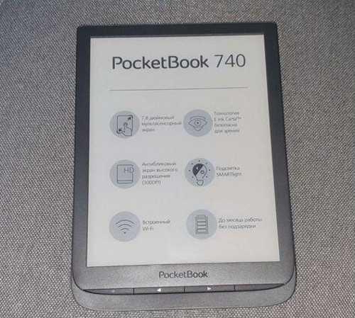 Книга Pocketbook 740 экран 7,8* Carta 1404х1872