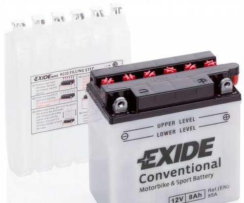 Аккумулятор мото Exide Conventional 8 А/ч EB7L-B