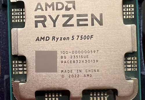 Процессор ryzen 5 7500 f новый