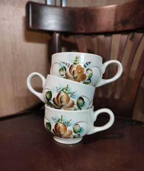 3 чашки Семикаракорская керамика