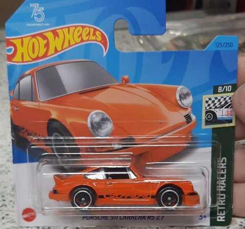 Модель Hot Wheels Porsche 911 Carrera RS 2.7