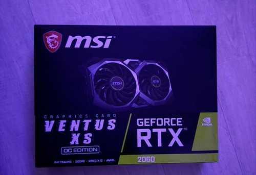 Видеокарта GeForce RTX 2060 ventus XS