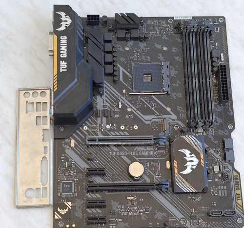 Материнская плата asus tuf b450-plus gaming