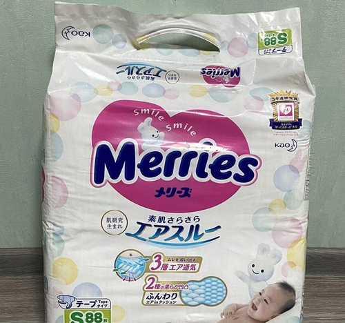 Подгузники merries s