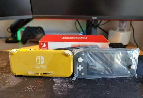 Nintendo switch lite новая прошитая с играми