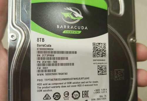 Жёсткий диск Seagate Barracuda 8tb ST8000DN004