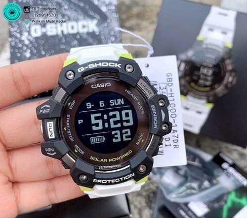 Новые часы casio G-Shock пульсометр GBD-H1000-1A7
