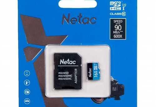 Карта памяти microSD 16Gb Netac Class 10 NT02P500S