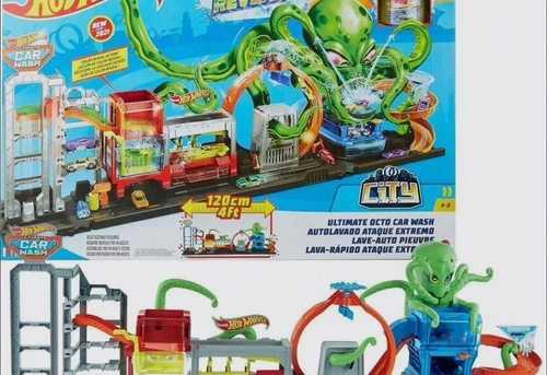 АВТОМОЙКА HOT wheels city octo CAR wash HBY96