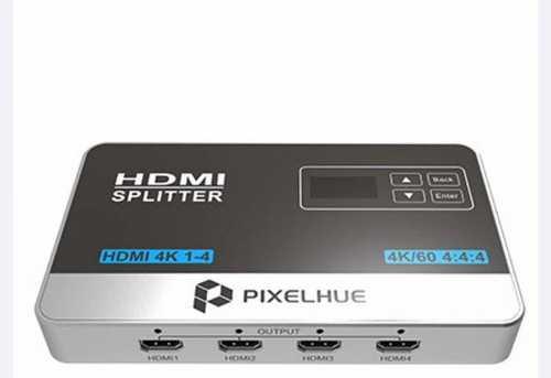 Экстендер PixelHue 4K 1-4 hdmi Перекл/разветв