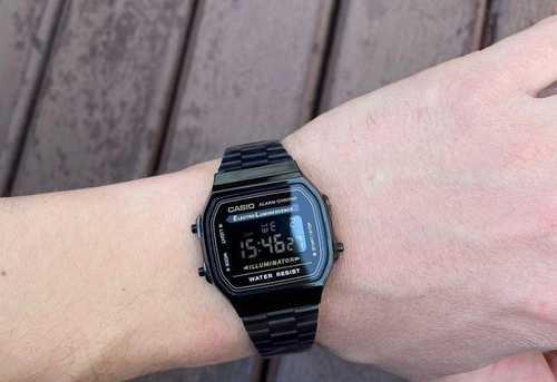 Часы Касио Casio a168 черные #42