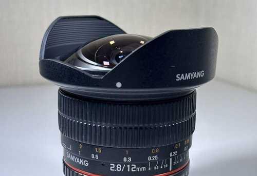 Объектив Samyang MF 12mm f/2.8 Fish-eye Nikon F