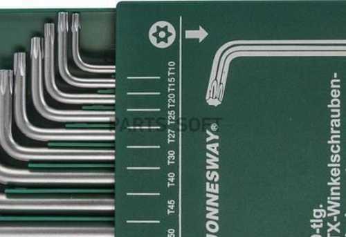 Jonnesway H08MTP09S Комплект угловых ключей torx с