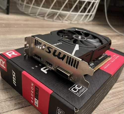 Видеокарта MSI Radeon RX 560 aero 4гб