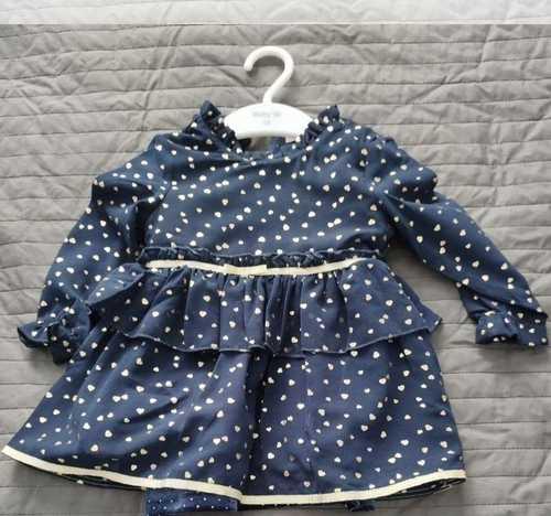 Платье Boboli Chiffon hearts р.80