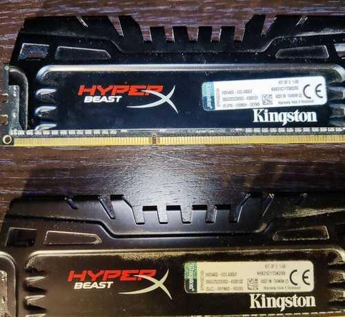 DDR3 Kingston HyperX Beast 8Gb (2133 мгц/ CL11)