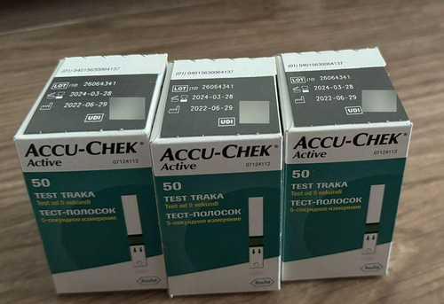 Тест полоски accu chek active