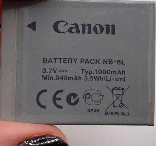 Аккумулятор Canon NB-6L бу