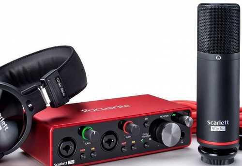 Новый комплект Focusrite scarlett 2i2 3