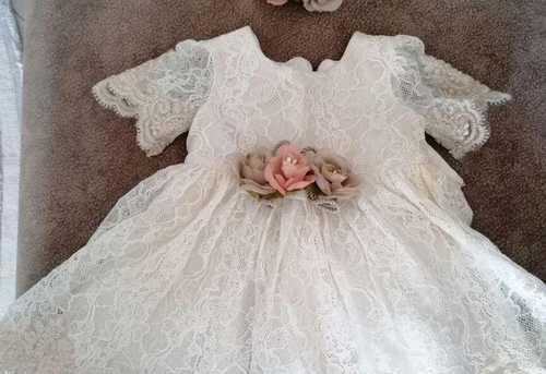 Праздничное платье для девочки 68 размер