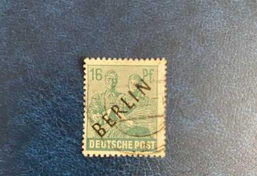 Почтовые марки германии 1948г