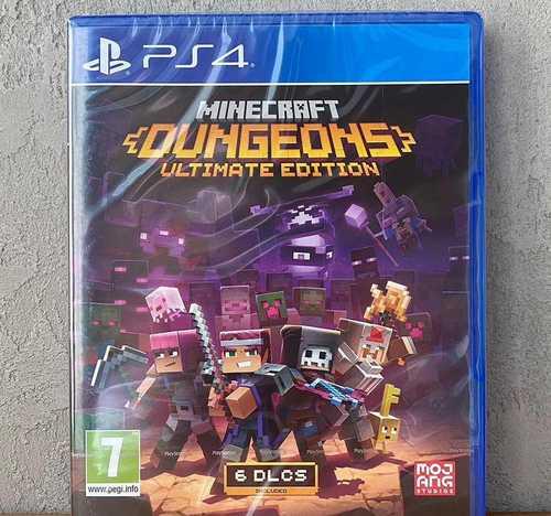 Minecraft Dungeons - Ultimate игровой диск для PS4