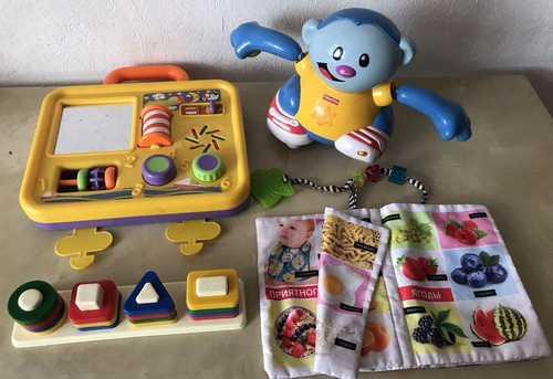 Mattel fisher price развивающие игрушки пакетом