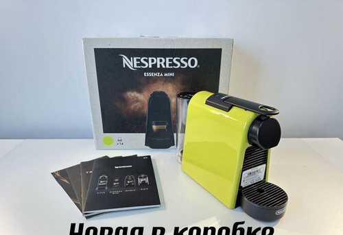 Капсульная кофемашина Nespresso Essenza Mini Lime