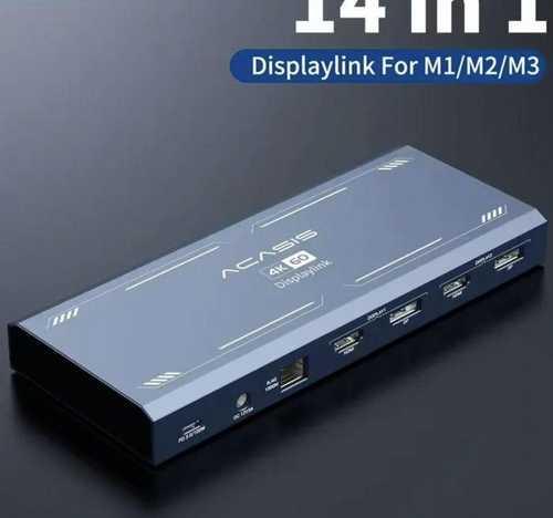 Док-станция acasis Displaylink 100 Вт PD Charge