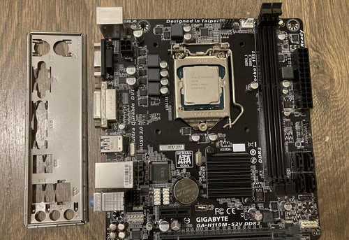 Материнская плата gigabyte ga-h110m -s2v 1151 v1