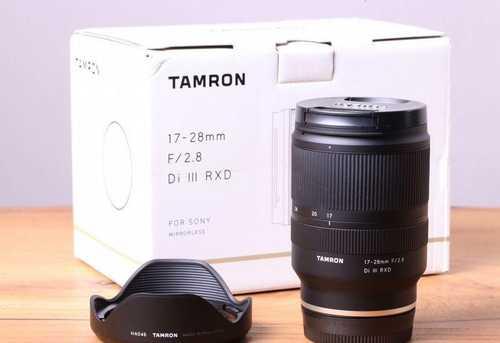 Объектив Tamron 17-28mm f/2.8 Di III RXD E-mount